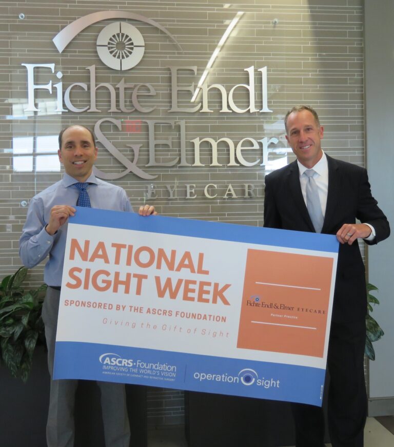 Fichte, Endl & Elmer Eyecare to participate in National Sight Week - Fichte, Endl & Elmer Eyecare